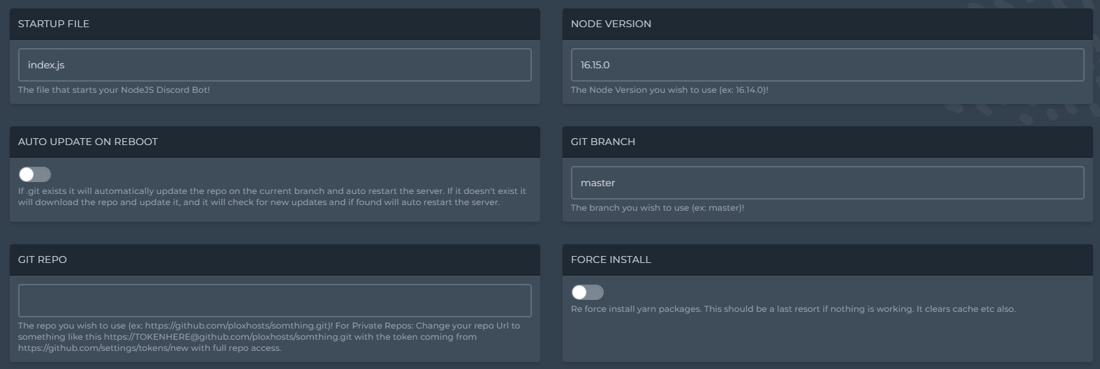 PloxHost - How to setup your NodeJS Discord Bot! PloxHost - How to setup your NodeJS Discord Bot!